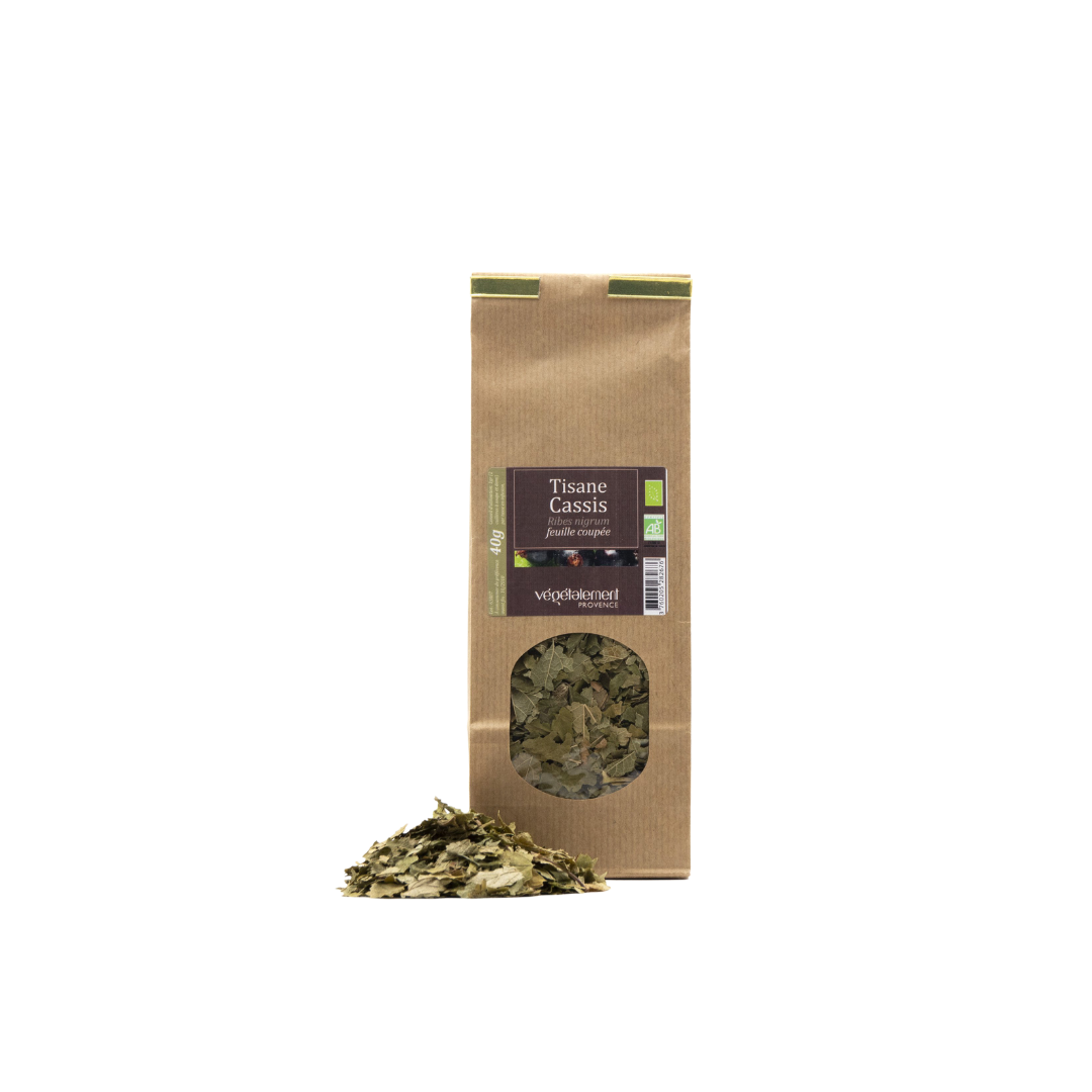 Organic cassis herbal tea 40 g – Végétalement Provence